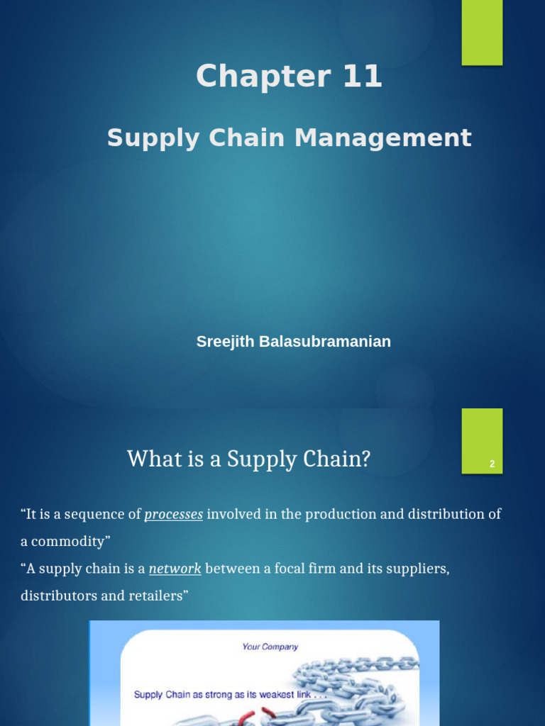 Supply Chain Management Insights | PDF | Inventory | Supply Chain