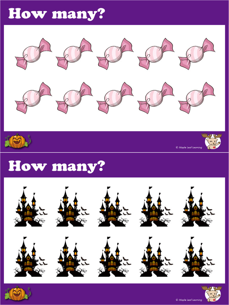 MAPLE Lets-Count-Flashcards | PDF