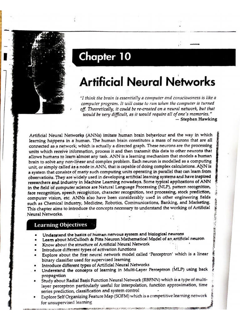 Text Book 2 Module 5 Chapter 1-Artificial Neural Network | PDF
