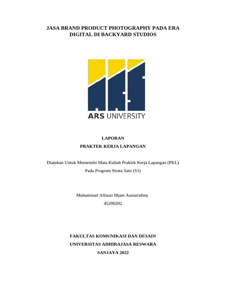 Laporan Pkl - M.alfauzi Ilham.a - Km.7c 