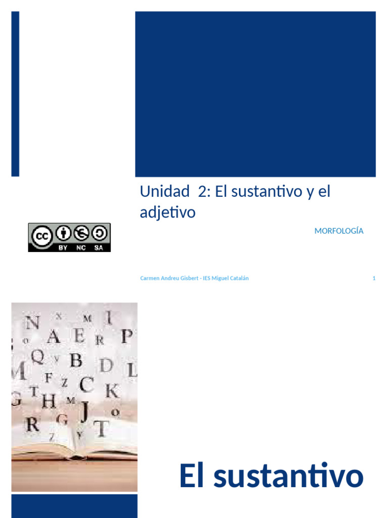 Unidad 2. El Sustantivo y El Adjetivo 2023 2024 | PDF | Género ...