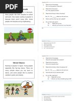 EIKEN Grade 2 Writing Lesson 1 (Summary) - Answer Key | PDF