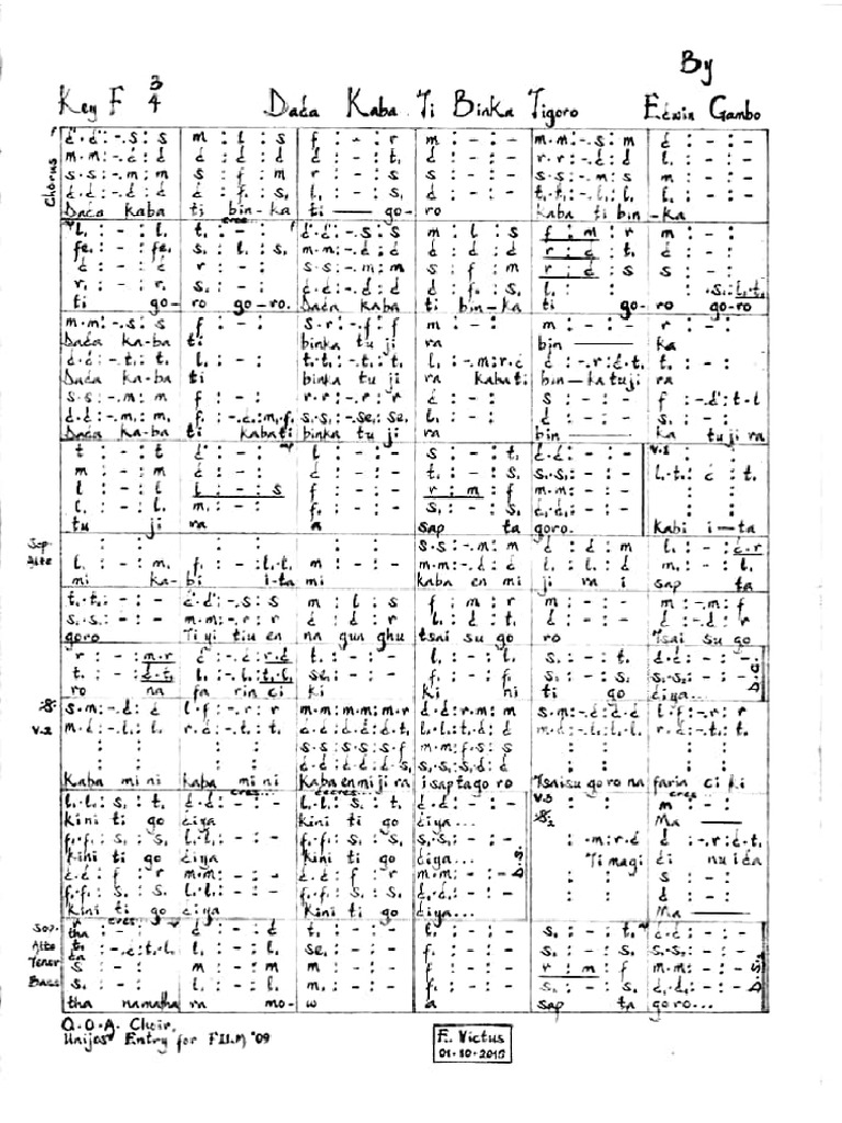 Dada Kaba Ti Binka Tigoro | PDF
