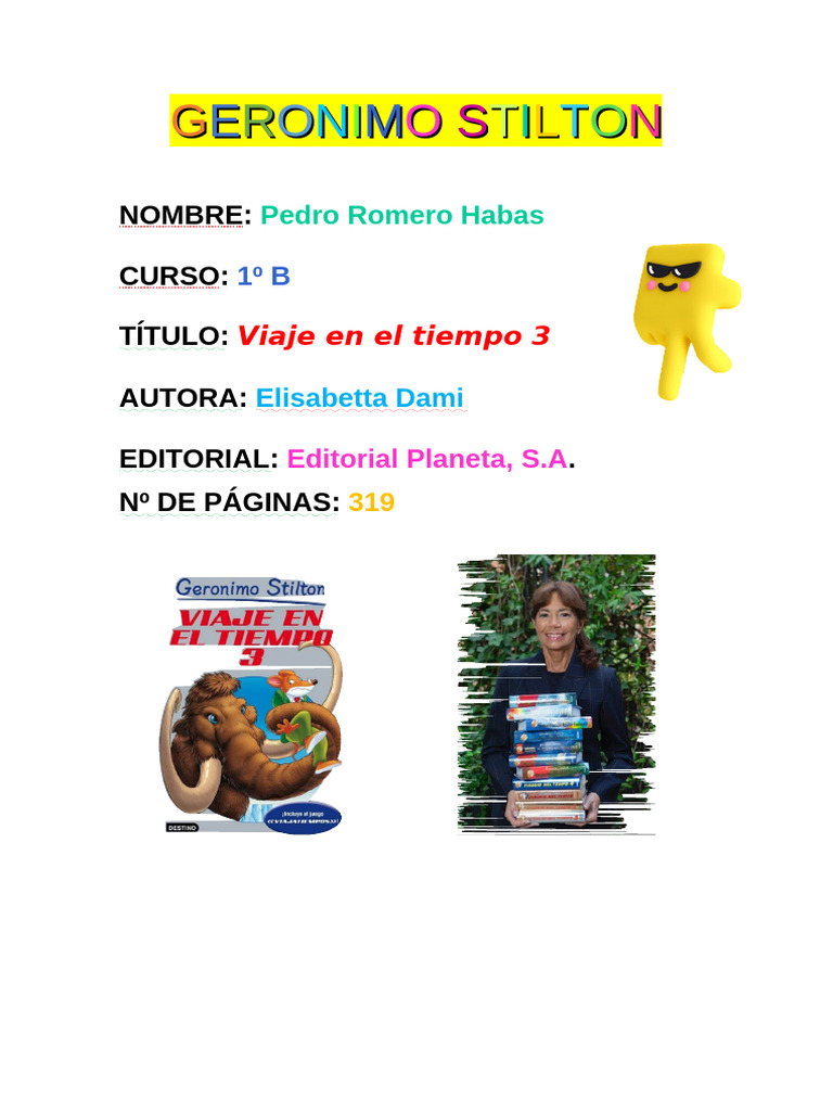 Reseña Viaje en El Tiempo 3 | PDF