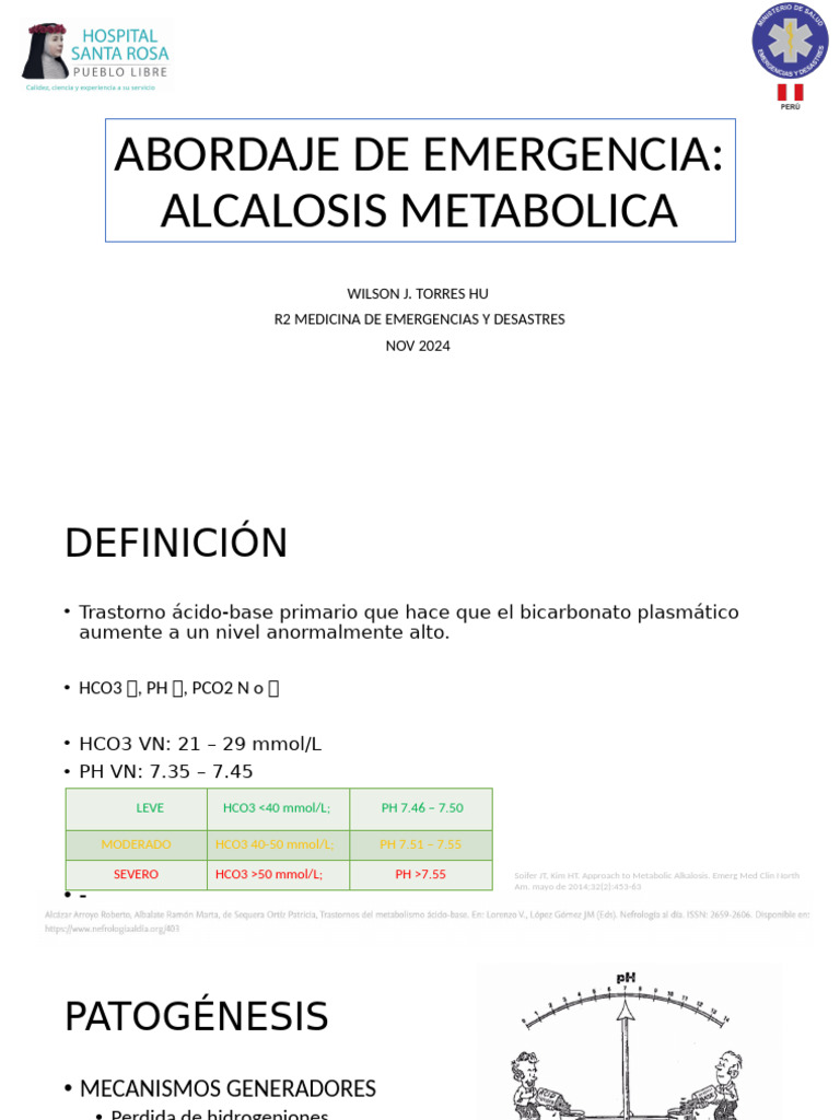 Alcalosis Metabolica | PDF | Especialidades Medicas