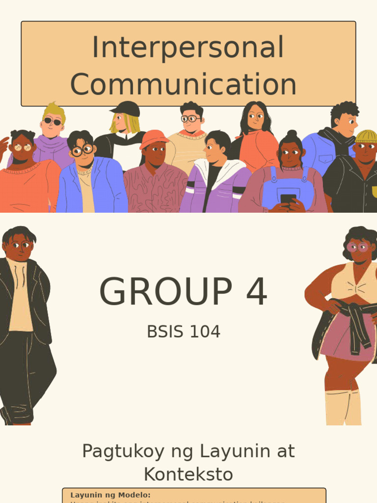 Beige Blue Red Modern English Oral Communication Interpersonal ...