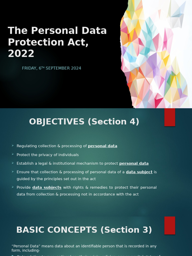 The Personal Data Protection Act | PDF | U.S. Securities And Exchange Commission | Information ...