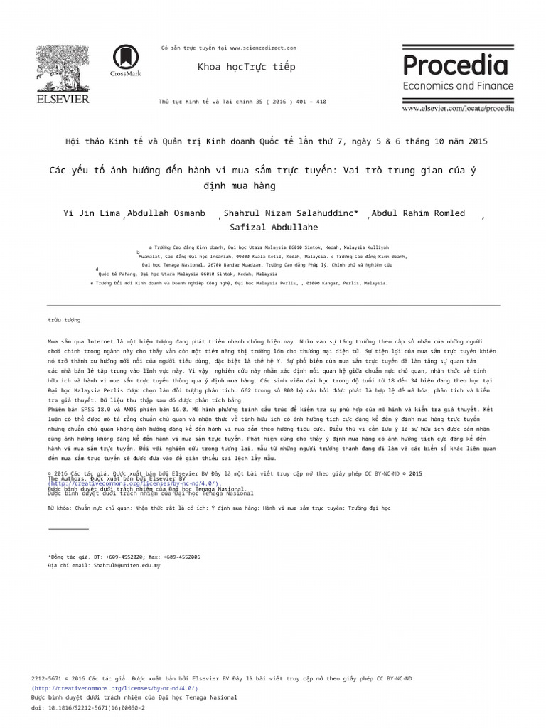 Factors Influencing Online Shopping Behavior (1) | PDF