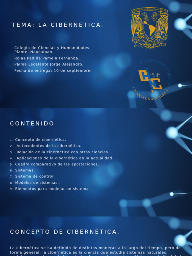 Cibernética Presentacion | PDF | Cibernética | Realimentación