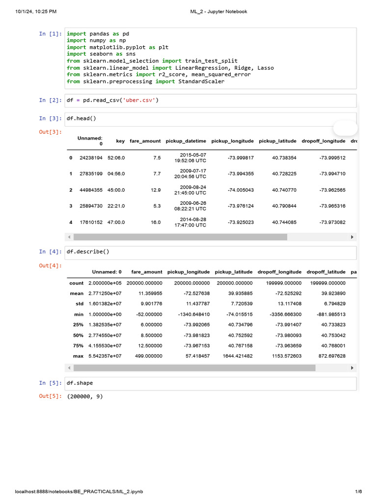 ML_2 - Jupyter Notebook | PDF ML_2 - Jupyter Notebook | PDF