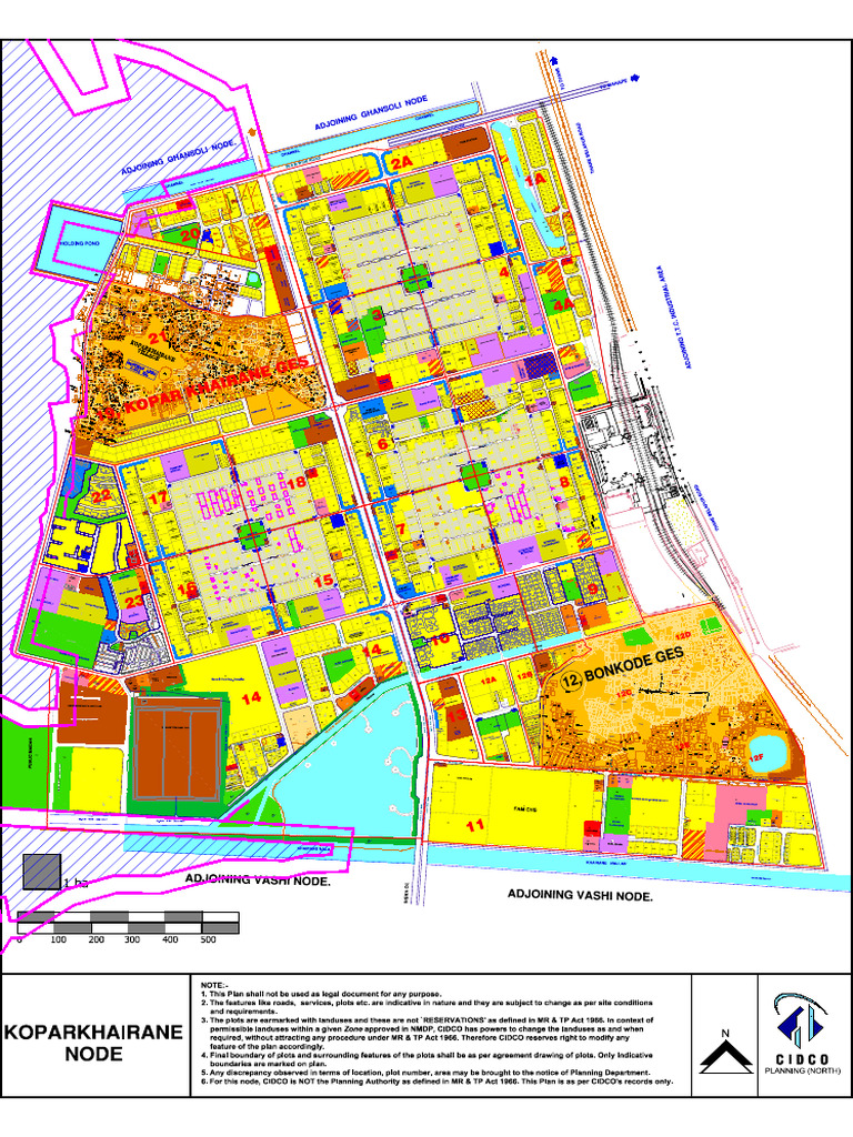 Koparkhairane Nodal Plan | PDF