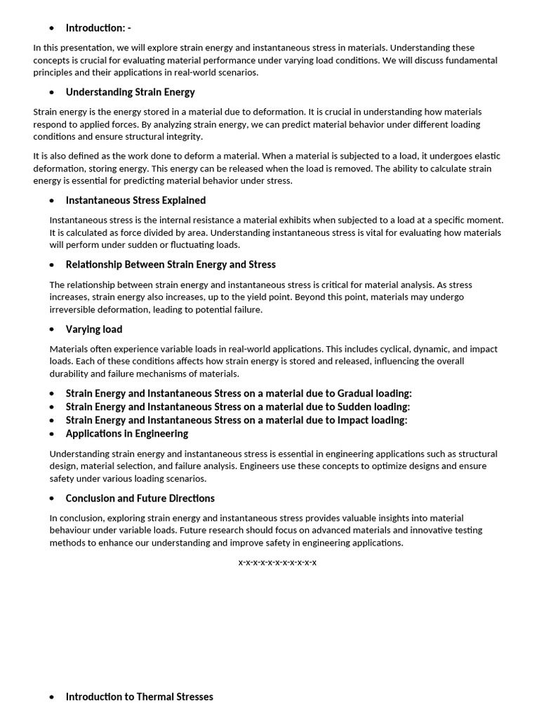 Explantion | PDF | Deformation (Engineering) | Stress (Mechanics)