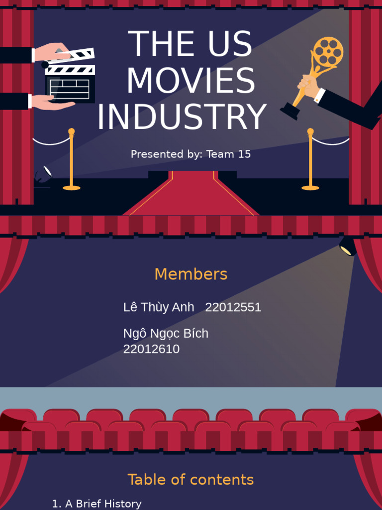 The US Movies Industry | PDF | Cinema Of The United States ...