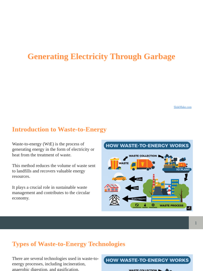 Waste-to-Energy: Generating Power from Trash | PDF | Gasification | Waste