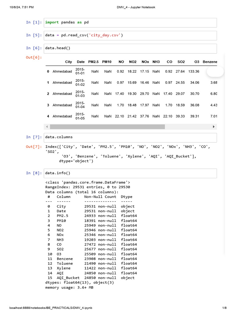 DMV_4 - Jupyter Notebook | PDF | Pollution | Benzene DMV_4 - Jupyter Notebook | PDF | Pollution | Benzene