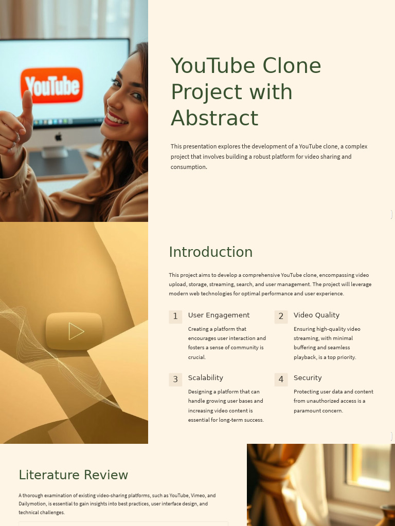 YouTube Clone | PDF | You Tube | Cloud Computing