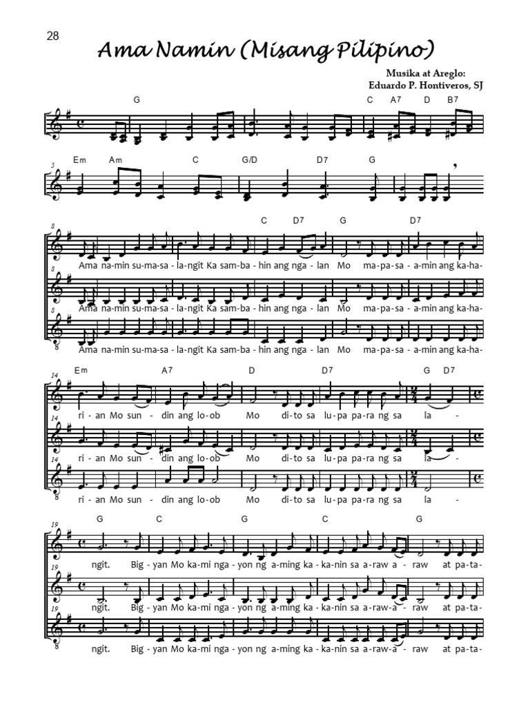 Episcopo Ama Namin Hontiveros EMBOLISMA | PDF