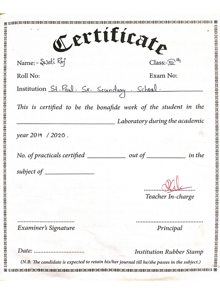 Biology Practical(2) | PDF