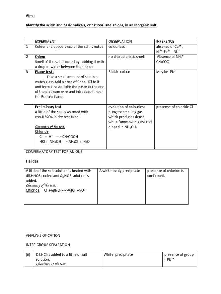 Lead chloride | PDF | Salt (Chemistry) | Chlorine