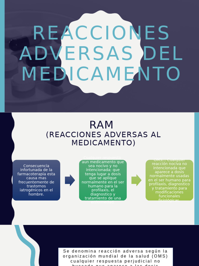 2 Reacciones Adversas Del Medicamento | PDF | Medicina CLINICA | Enfermedades y trastornos
