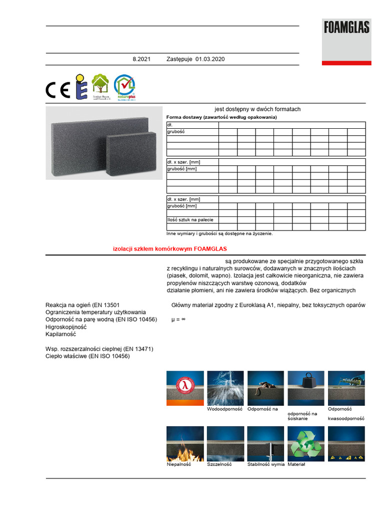 PDS-FOAMGLAS T3Plus-PL | PDF