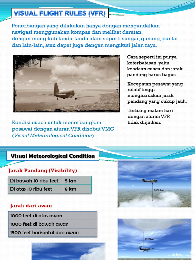 VFR dan IFR dalam Penerbangan | PDF