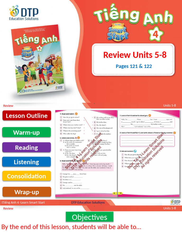 Review Units 5-8 - Pages 121 & 122 | PDF | Learning | Language Acquisition