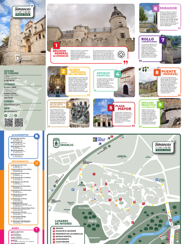 Plano Turistico Simancas 2022 | PDF