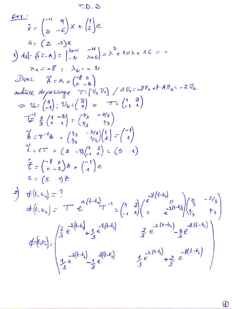 Correction TD 2 | PDF