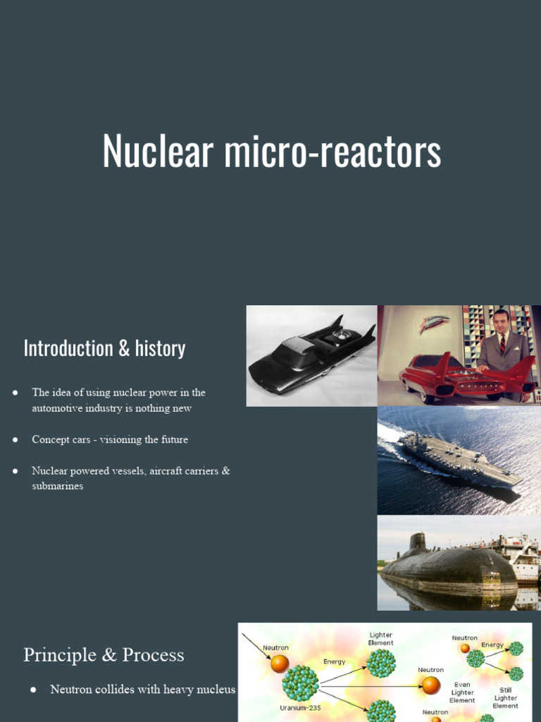 Nuclear Micro-Reactors | PDF | Nuclear Fuel | Nuclear Reactor