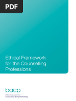 BACP Ethical Framework 2025 | PDF | Psychotherapy | Counseling Psychology