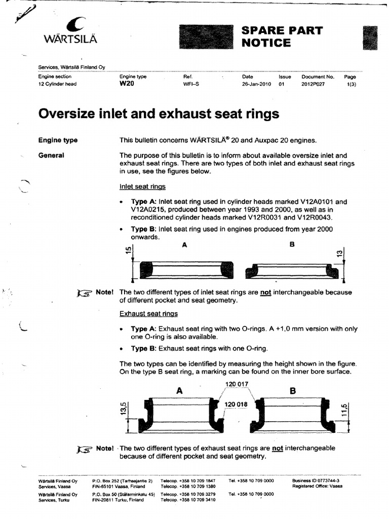 L20 进排气阀座资料 | PDF | Engines | Internal Combustion Engine