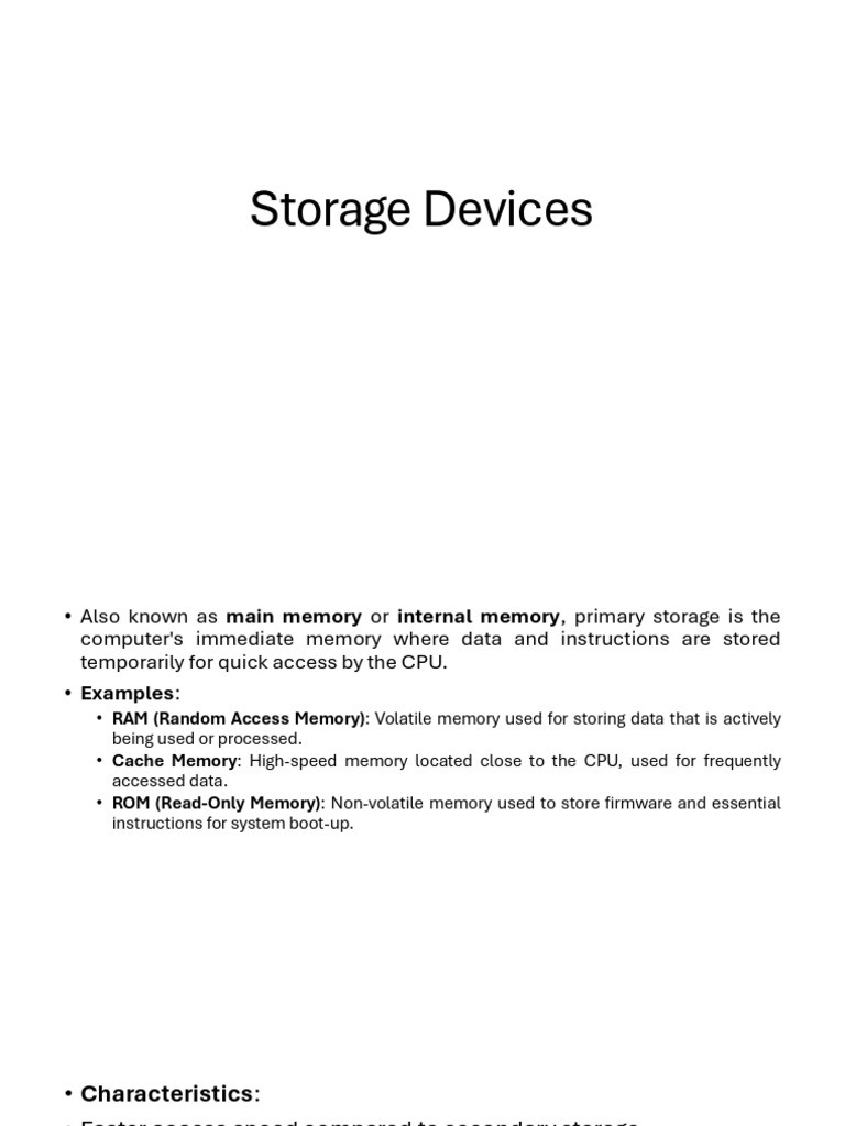 Presentation 1 | PDF | Computer Data Storage | Random Access Memory