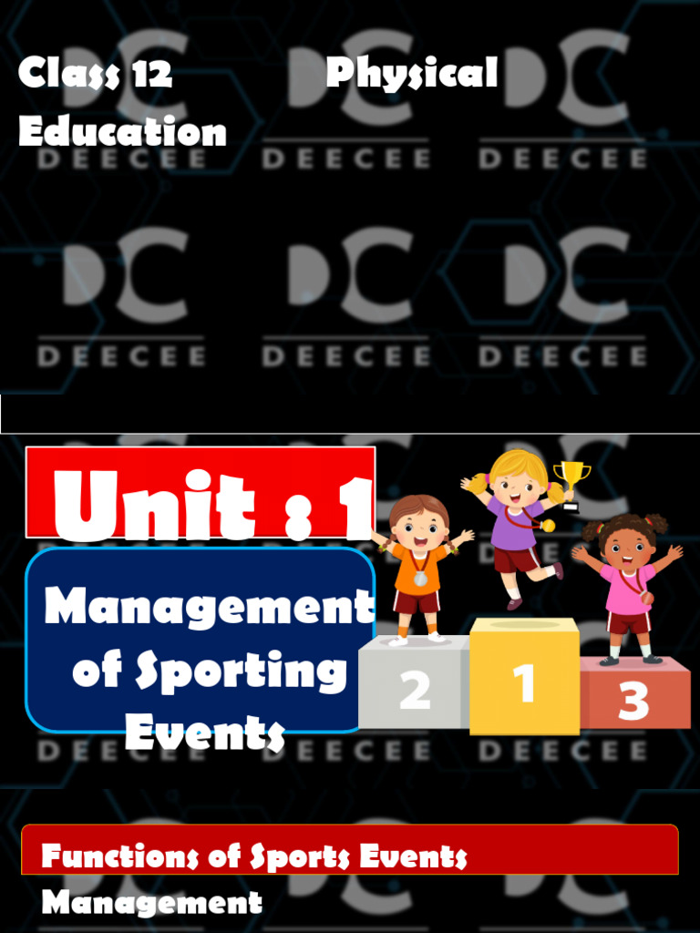 Chapter 1 PED | PDF | Tournament | Physical Fitness