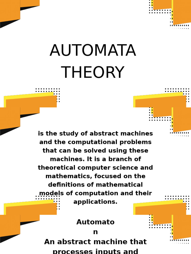 Automata Theory Report | PDF | Automata Theory | Formal Methods