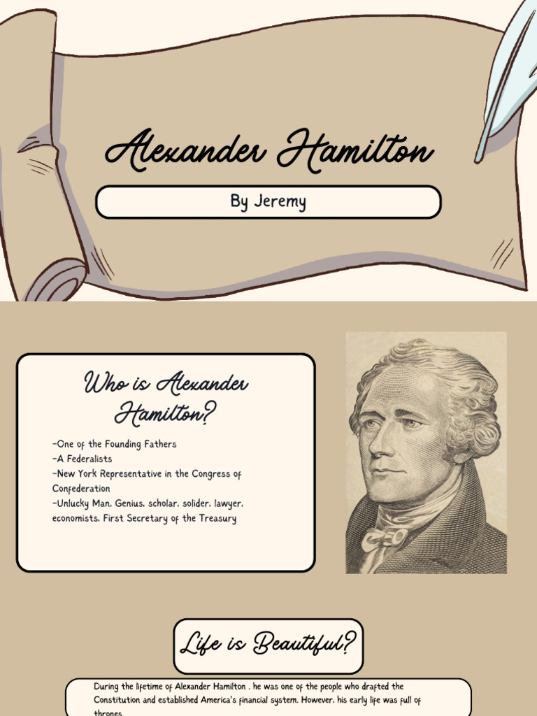 Alexander Hamilton: Founding Father Insights | PDF