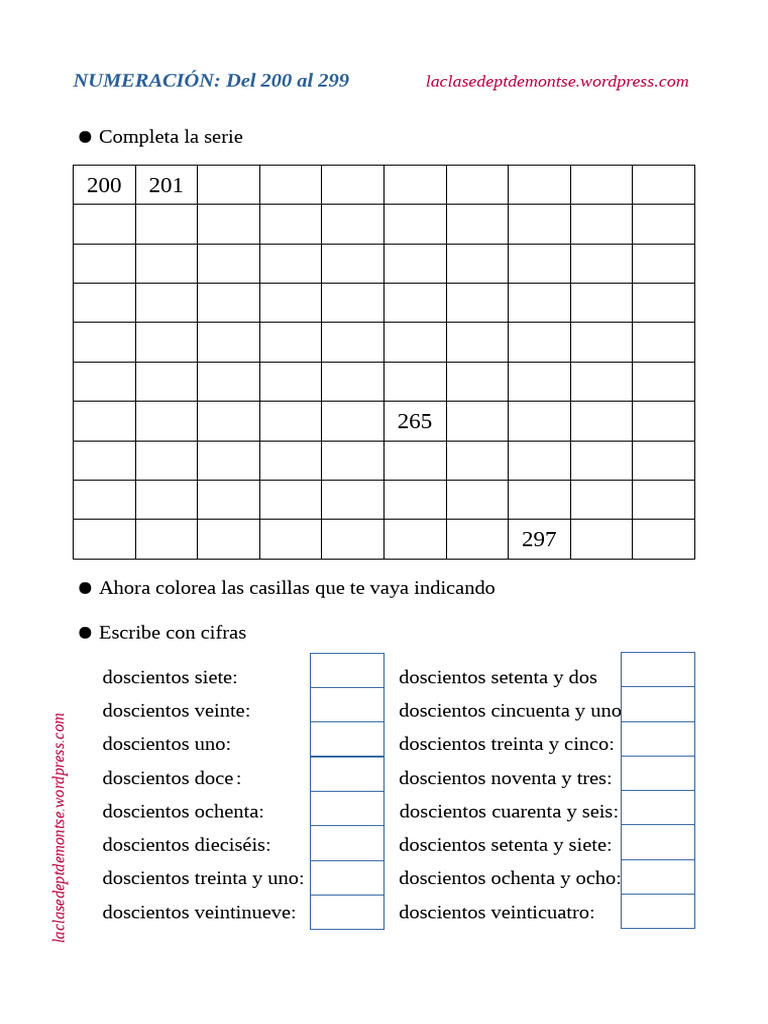 Serie Del 200 Al 299 1 | PDF