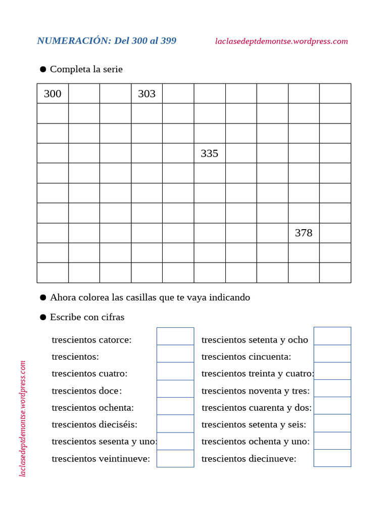 Serie Del 300 Al 399 1 | PDF
