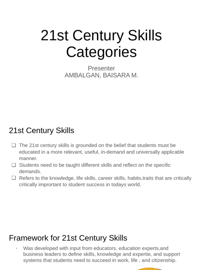 Essential 21st Century Skills Guide | PDF | Critical Thinking | Human ...