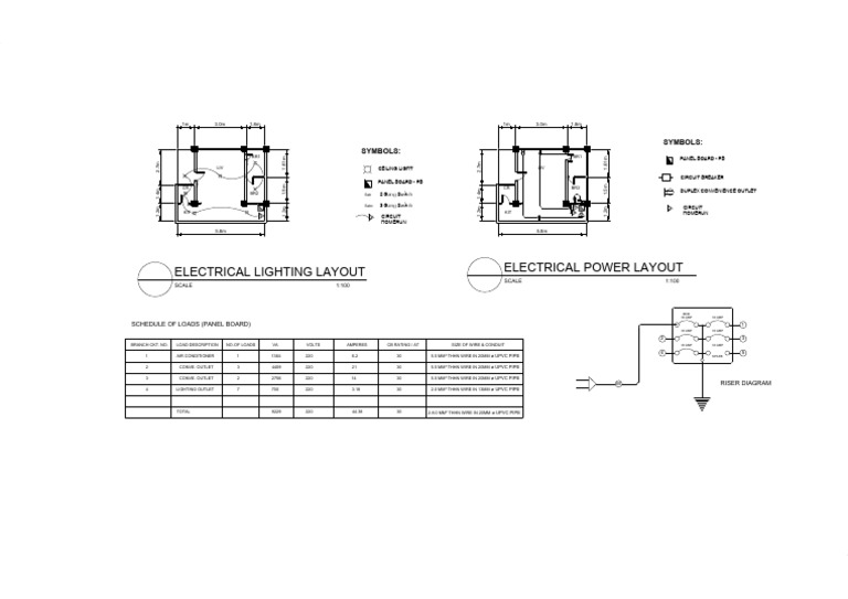 Utilities-Layout W/o Border | PDF | Electrical Components | Quantity