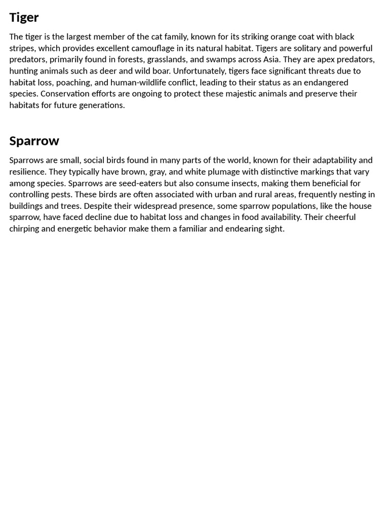 Wildlife Conservation Insights | PDF | Science & Mathematics ...