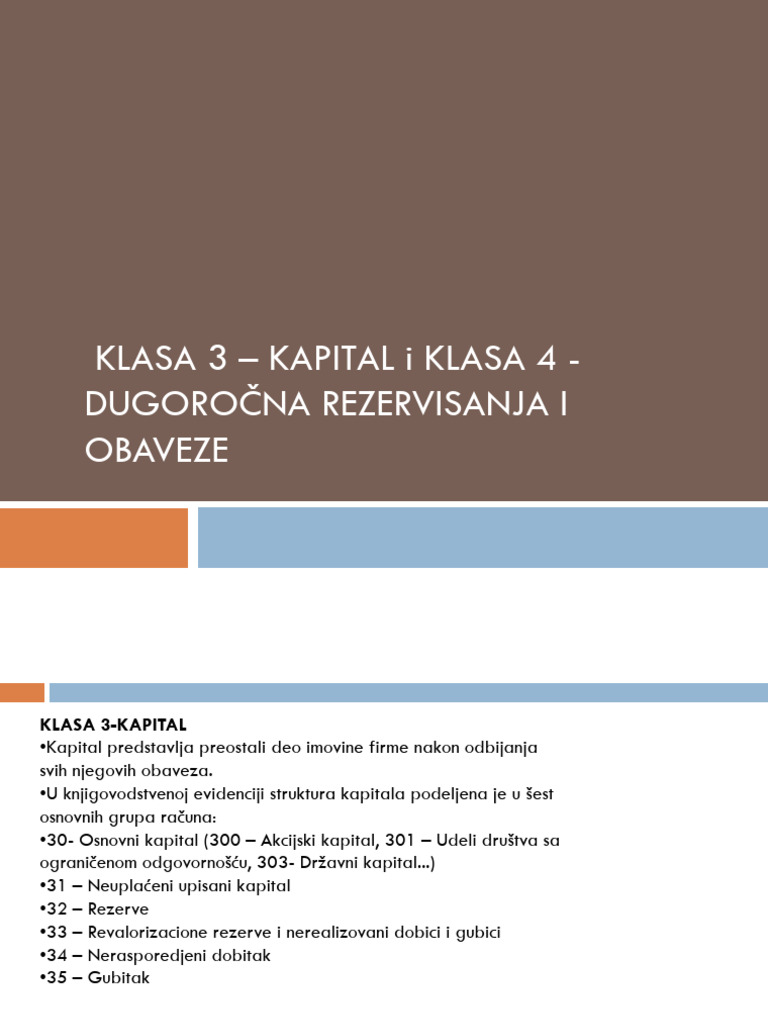 Klasa 3 I 4 Vezbe | PDF