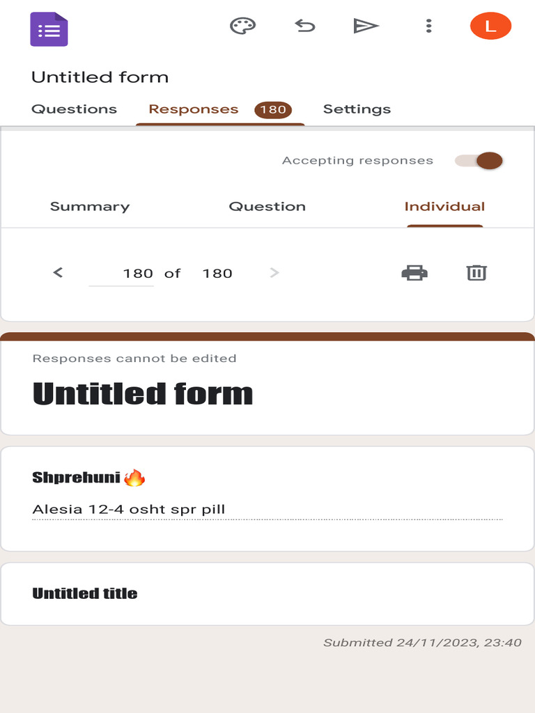 Untitled Form - Google Forms 6 | PDF
