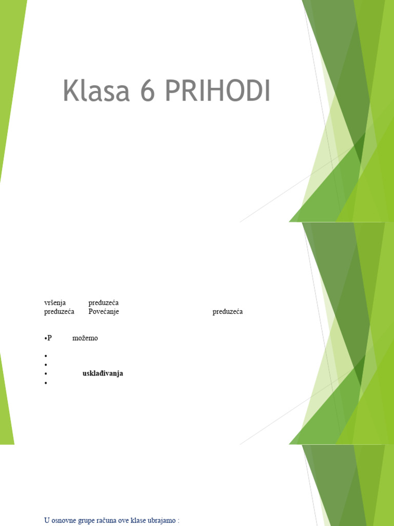 Klasa 6 Vezbe | PDF