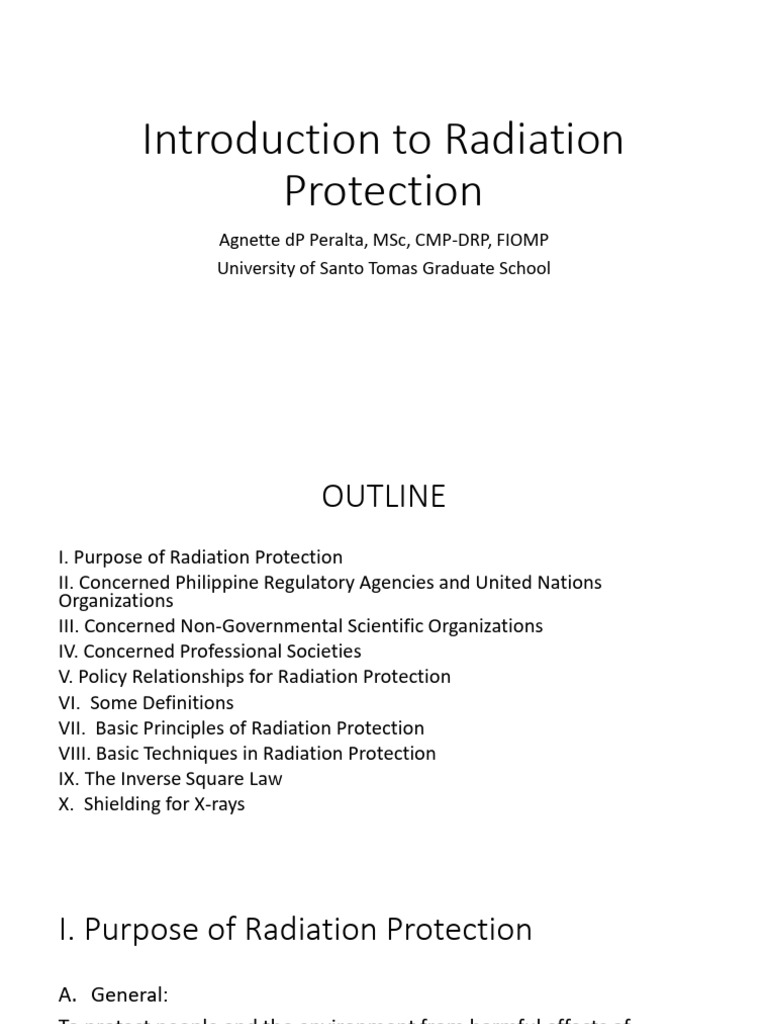 Introduction To Radiation Protection Lect 2 | PDF | Radiation ...