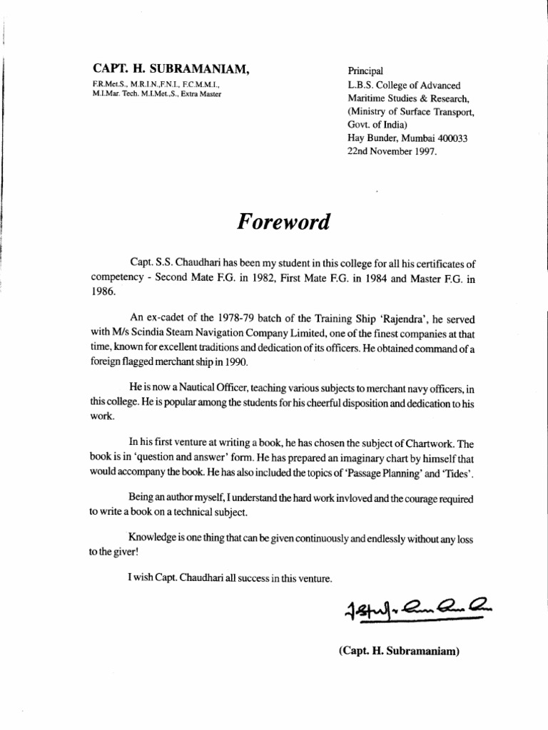 Chartwork by SS Chaudhari | PDF