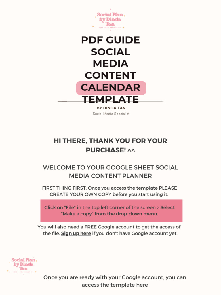 FREEBIES - Social Media Content Planner | PDF | Hashtag | World Wide Web