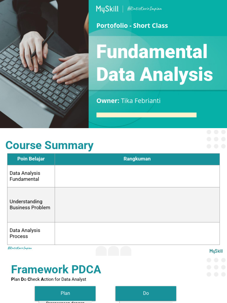 Kelas Singkat Analisis Data Fundamental | PDF