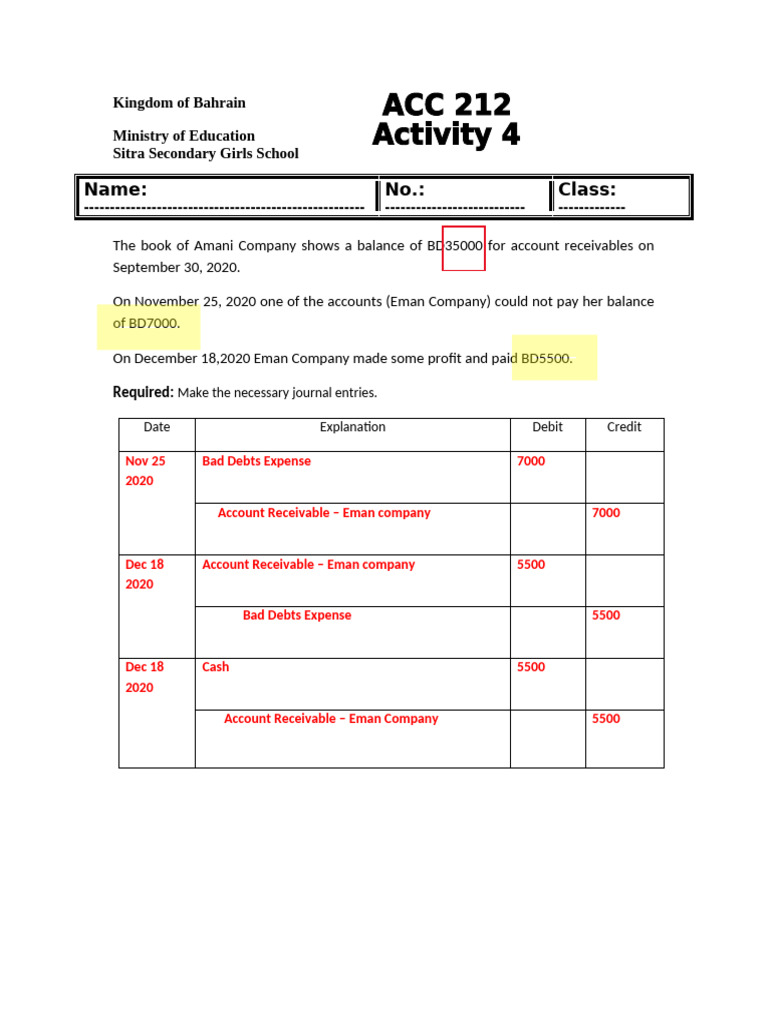 Accounting Journal Entries Guide | PDF