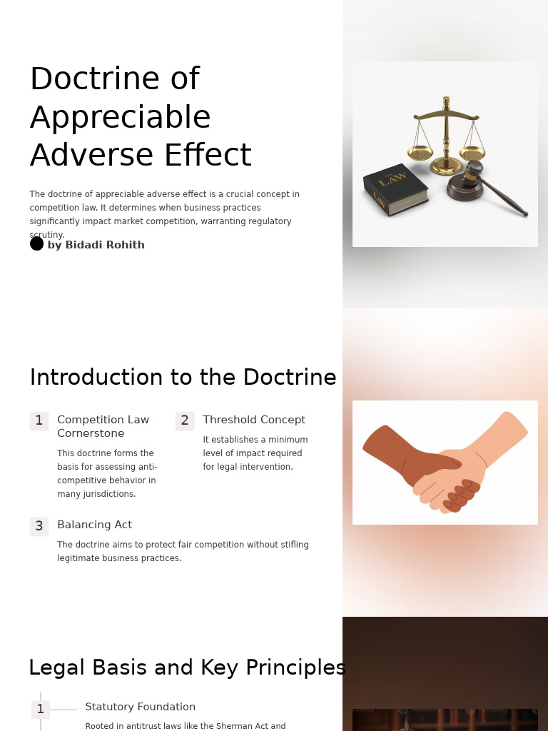 Doctrine of Appreciable Adverse Effect | PDF | Competition Law | Justice